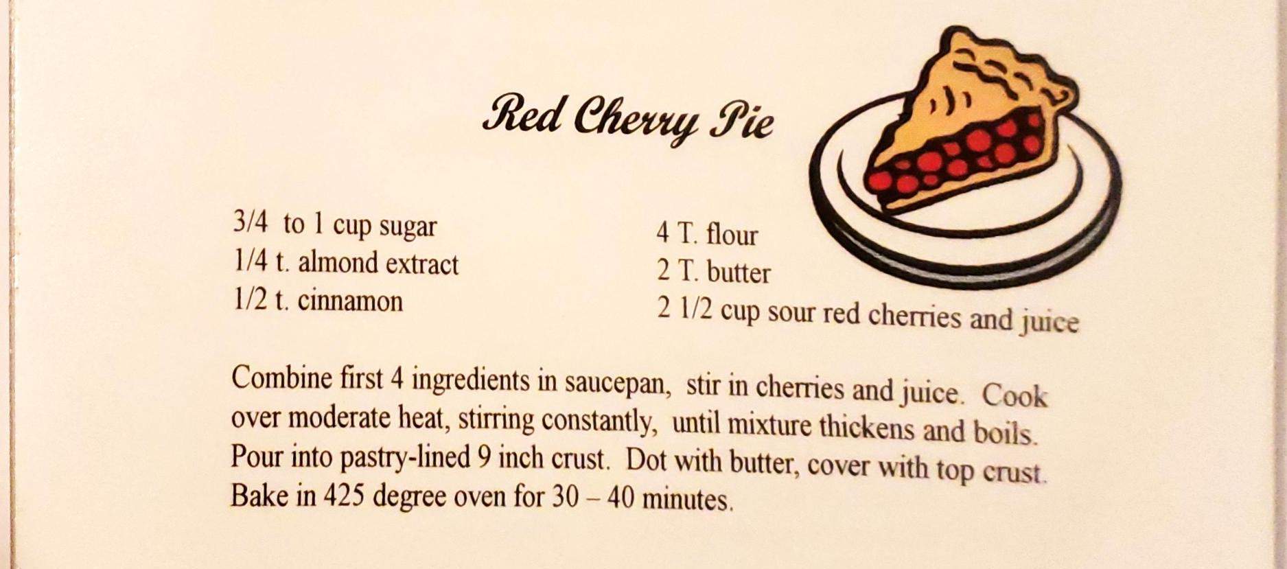 Red Cherry Pie - Cleazel's Kitchen